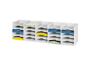 3660141200539 - Sortierstation DIN A4 Polystyrol für Schränke 25 Fächer B 1120 x T 304 x H 313 mm 3660141200539 - Sortierstation DIN A4 Polystyrol für Schränke 25 Fächer B 1120 x T 304 x H 313 mm