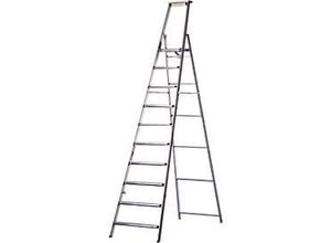 4251056703681 - Stufenstehleiter Lila-Serie 10 Stufen