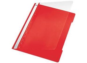 4002432418527 - Schnellhefter 4191 4191-00-25 A4 rot Polyvinylchlorid (PVC) Vorderdeckel transparent 4002432418527 25 Stück