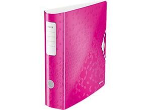 4002432559824 - LEITZ® Ordner Active WOW DIN A4 Rückenbreite 82 mm 5 Stück pink