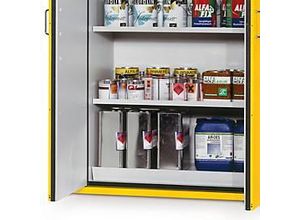 4250101138065 - Fachboden aus Stahlblech pulverbeschichtet lichtgrau passend zu Gefahrstoffschrank Breite 1196 mm