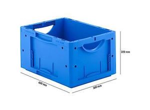 4052939434520 - Euro Box Serie LTB 4220 aus PP Inhalt 198 L ohne Deckel blau