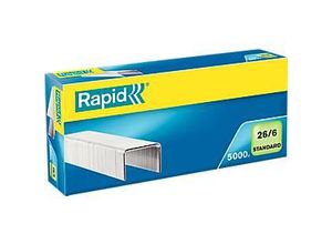 7313468618001 - Heftklammern Standard 24861800 Stahldraht verzinkt 26 6 Heftleistung 20 Blatt max 7313468618001 5000 Stück 7313468618001 - Heftklammern Standard 24861800 Stahldraht verzinkt 26 6 Heftleistung 20 Blatt max 7313468618001 5000 Stück