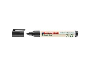 4004764917792 - Permanentmarker 21 EcoLine schwarz 15-3mm Rundspitze 4004764917792 4-21001 10 Stück