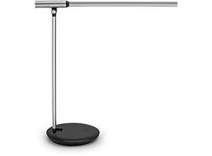 4002390075350 - Schreibtischlampe MAULrubia 82015 LED dimmbar mit USB-Ladeanschluss mit Standfuß silber schwarz 4002390075350 Maul