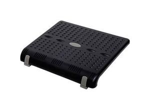 4002390012263 - Fußstütze MAUL MAULstandard höhen- & neigungsverstellbar rutschhemmend genoppte Stellfläche mit 450 x 353 mm Gummifüße Kunststoff schwarz