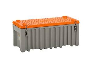 4052886328385 - Transport- und Pritschenbox CEMbox 250 Polyethylen 250 l L 1200 x B 600 x H 540 mm stapelbar grau orange 4052886328385 - Transport- und Pritschenbox CEMbox 250 Polyethylen 250 l L 1200 x B 600 x H 540 mm stapelbar grau orange