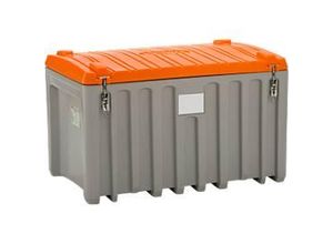 4052886328408 - Transport- und Pritschenbox CEMbox 400 Polyethylen 400 l L 1200 x B 790 x H 750 mm stapelbar grau orange 4052886328408 - Transport- und Pritschenbox CEMbox 400 Polyethylen 400 l L 1200 x B 790 x H 750 mm stapelbar grau orange