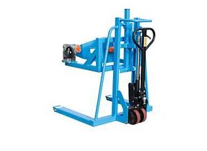 4052462059344 - Fassheberoller BAUER FHR 600 F Stahl 360° Drehbereich für Fässer bis 220 l B 1125 x T 1200 x H 1330 mm blau