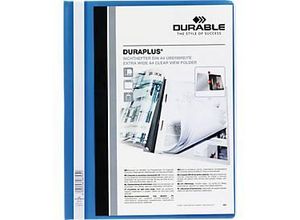 4005546267425 - Präsentationshefter DURAPLUS 257906 A4+ hellblau Polyvinylchlorid (PVC) Vorderdeckel transparent 4005546267425 25 Stück