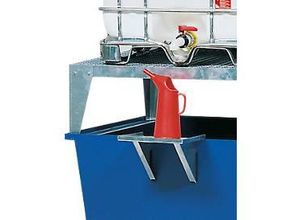 4250101136191 - Kannenträger für asecos IBC Auffangwannen Stahl verzinkt B 370 x T 410 x H 310 mm