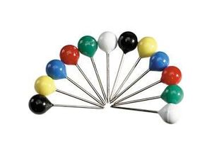 4007735006266 - Markiernadeln mit Rundkopf 5mmx16mm sortiert 4007735006266 626 100 Stück