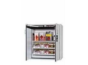 4054923008878 - Sicherheitsschrank Typ 90 asecos S-CLASSIC-90 Flügeltüren Front Lichtgrau B 1196 x T 616 x H 1298 mm