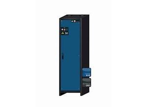 4054923177727 - Sicherheitsschrank Typ 30 asecos Q-CLASSIC-30 Flügeltür Anschlag rechts Front Enzianblau B 564 x T 620 x H 1947 mm
