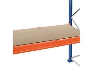 4058255037698 - Schulte Lagertechnik Spanplatten-Ebene für Palettenregale Stärke 38 mm B 950 x T 800 mm für Holmtiefe 50 mm versenkt inkl Tiefenauflagen