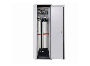 4054923056770 - Druckgasflaschenschrank G-ULTIMATE-90 Standard Flügeltür Anschlag rechts 2x 50 l Flaschen B 598 x T 615 x H 2050 mm