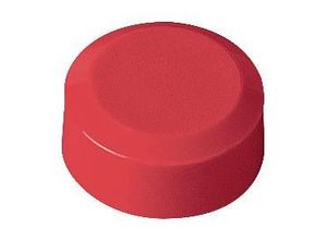 4002390021418 - Rundmagnete MAUL Kunststoff & Metall Feinstruktur Haftkraft 170 g ø 15 x 75 mm rot 20 Stück