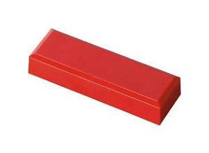 4002390021746 - Magnet pro 53x18mm rt Haftkraft 1kg Oberfläche mattiert 4002390021746 20 Stück