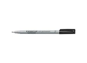 4007817332122 - Folienstift F schwarz 06 mm non-permanent 4007817332122 Staedtler (Lumocolor) 10 Stück