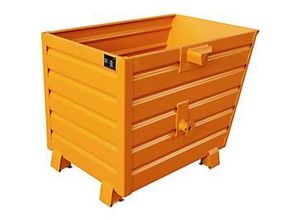 4052462007918 - eurokraft pro Kippbehälter stapelbar Volumen 07 m³ gelborange RAL 2000 4052462007918 - eurokraft pro Kippbehälter stapelbar Volumen 07 m³ gelborange RAL 2000