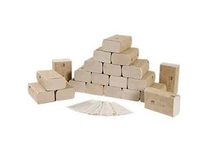 7322541848457 - Tork® Falthandtücher Xpress® Soft Natural Multifold 130299 2-lagig Zickzack-Falzung H2-kompatibel 21 Packungen á 180 Blatt 100 % Recyclingpapier naturfarben