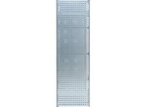 4250623798419 - Lochblechwand für Grundregal Anbauregal ORDO Industry multifunktional Quadratlochung 10-38 mm magnethaftend B 600 x T 15 x H 2000 mm Stahl verzinkt