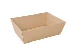 4033657974765 - Geschenkkorb SAWP 181705 rechteckig groß L 373 x B 285 x H 120 mm Wellpappe kraft-braun 1 Stück