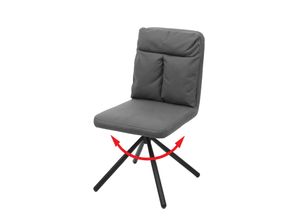 4057651378718 - Esszimmerstuhl MCW-G58 Küchenstuhl Stuhl drehbar Auto-Position Textil Stoff ~ grau 4057651378718 - Esszimmerstuhl MCW-G58 Küchenstuhl Stuhl drehbar Auto-Position Textil Stoff ~ grau
