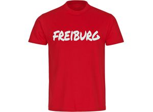 4068859507923 - multifanshop Kinder T-Shirt - Freiburg - Textmarker - Druck weiß - Kind