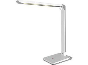 7612176093842 - Hansa-by-styro Lumina LED-Tischleuchte dimmbar zuschaltbarer Lichtsensor 3 Farbtemperaturen Weiß