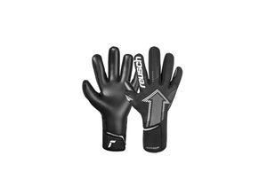 4060485566336 - Torwarthandschuhe REUSCH Fastgrip Infinity Damen Gr 105 schwarz 41% Polyester 7% Polyurethan 2% Polyamid 50% Elastodien unifarben Sportlich Handschuhe mit Hybrid Negative Cut