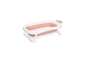 3800166118611 - Babybadewanne Royal 83 cm faltbar Kanalabdeckung stabile Beine rosa