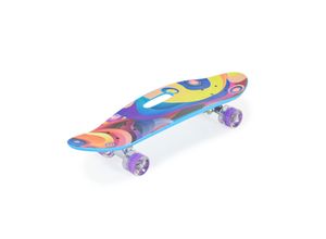 3800146228279 - Byox Skateboard 26 Zoll mit Griff PU-Leuchträder ABEC-7 Aluminium 100 kg LED lila