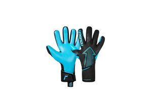4060485566220 - Torwarthandschuhe REUSCH Fastgrip Aqua Damen Gr 95 blau (aquablau) 50% Elastodien 41% Polyester 6% Polyurethan 3% Polyamid mehrfarbig Handschuhe mit Hybrid Negative Cut