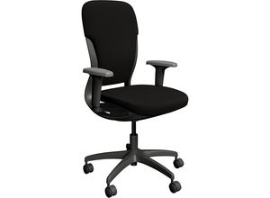4061753291493 - Bürostuhl MOTION Polsterrückenlehne dunkelgrau schwarz kaiserkraft