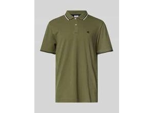 8054041458131 - Regular Fit Poloshirt mit Logo-Stitching