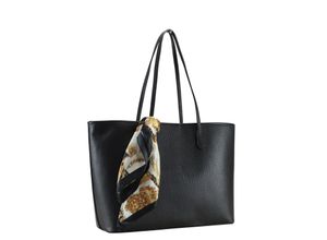 4036673265268 - Schultertasche Shopperella Damen Gr B H T 46cm x 30cm x 14cm onesize schwarz Leder COLLEZIONE ALESSANDRO Taschen aus italienischem Leder mit langem Trageriemen