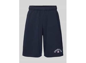 8054041448286 - Baggy Fit Sweatshorts mit Label-Stitching