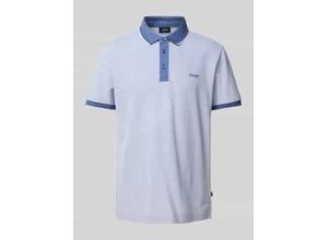 7620698357397 - Poloshirt mit Label-Stitching
