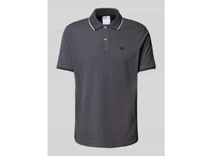 8054041458711 - Regular Fit Poloshirt mit Logo-Stitching