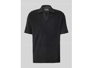7325869388780 - Regular Fit Poloshirt aus Baumwoll-Frottee