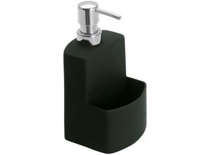 4008838656983 - Spülmittelspender Festival Schwarz Seifenspender mit griffiger Soft-Touch Oberfläche Schwarz Soft-Touch Keramik schwarz - schwarz - Wenko