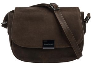 4260664847311 - Umhängetasche BRUNO BANANI Damen Gr B H T 21cm x 16cm x 6cm onesize braun Leder unifarben Taschen echt Leder
