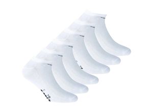 8300958499942 - Socken 6er Pack Damen Baumwolle weiß gemustert