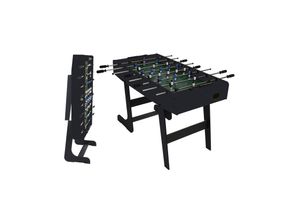 4057651028613 - Tischkicker Manchester Kicker Kickertisch Tischfussball klappbar 84x121x105 ~ schwarz
