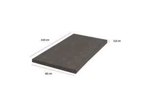 4262354970446 - Küchen Arbeitsplatte Metallic Brown 110 cm 28 mm Bianca Grey Rose Küchenzeile 4262354970446 - Küchen Arbeitsplatte Metallic Brown 110 cm 28 mm Bianca Grey Rose Küchenzeile