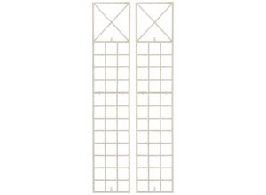 4255716326777 - 2er Set Rankgitter Trigo Zur Wandbefestigung I Rankhilfe Für Die Wand I Rankzaun Aus Lackiertem Metall