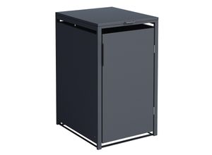 4050747101214 - Mülltonnenbox MÜNCHEN 66x80x116cm für Tonnen 120 und 240 Liter Stahl anthrazit 4050747101214 - Mülltonnenbox MÜNCHEN 66x80x116cm für Tonnen 120 und 240 Liter Stahl anthrazit