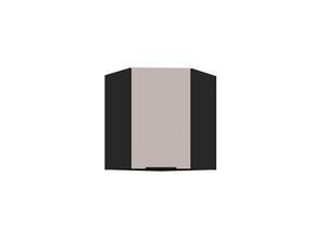 4255832101500 - Küchen Eckhängeschrank 60x60 cm Küche ARONA Kaschmir beige Küchenzeile 4255832101500 - Küchen Eckhängeschrank 60x60 cm Küche ARONA Kaschmir beige Küchenzeile