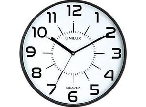 3595560022496 - POP Wanduhr schwarz Durchmesser 305 cm Quarzuhrwerk leise schleichende Zeiger Batterie inklusive